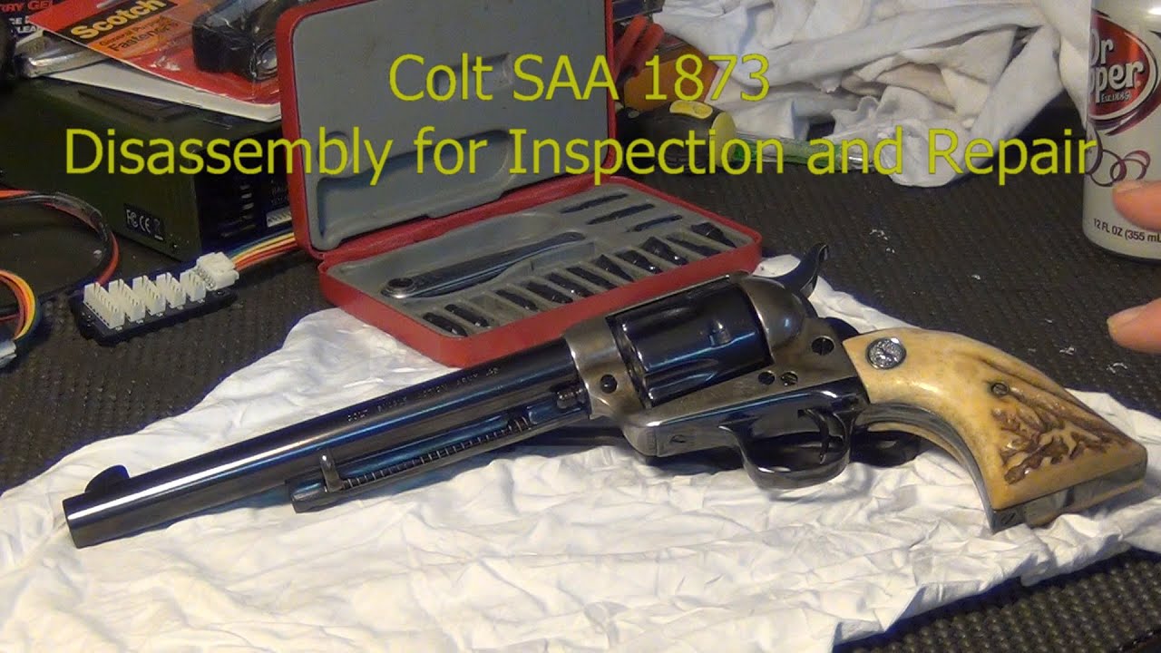 Colt 1873 Single Action Army Disassembly Part 1 - YouTube