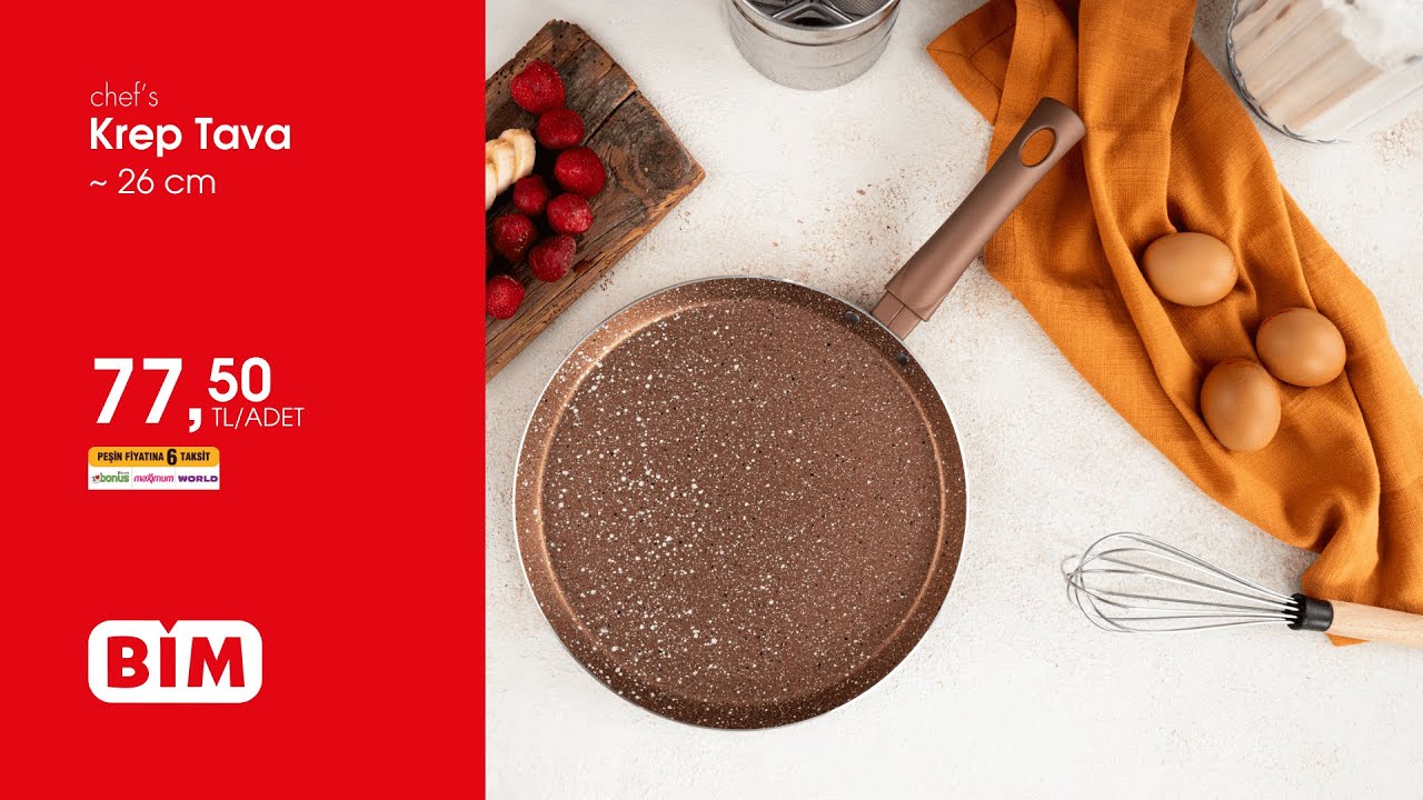 8 Eylül | Chef's Krep Tava | BİM - YouTube