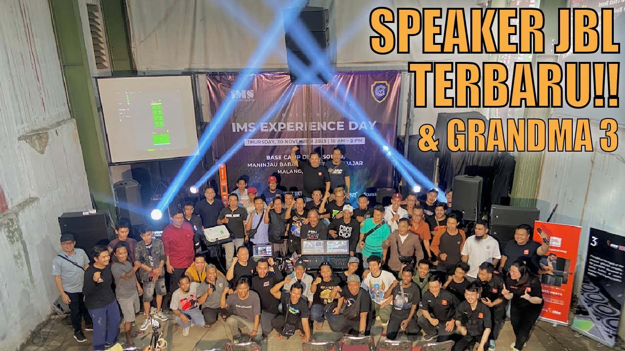 DEMO SPEAKER JBL TERBARU + MIXER LIGHTING GRANDMA 3 DIGUDANG DELTA ...