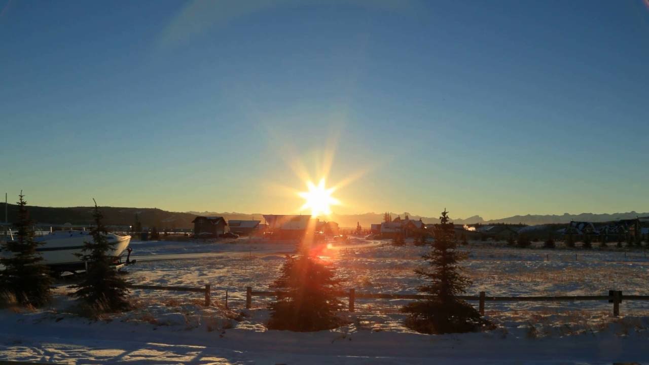 Sunset timelapse over cottage country in Alberta, Canada - Free Stock ...