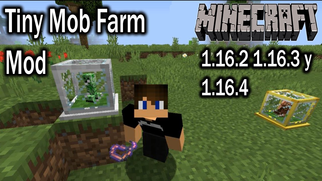Mini-Granjas de Mobs - Tiny Mob Farm Mod - Minecraft 1.16 - YouTube