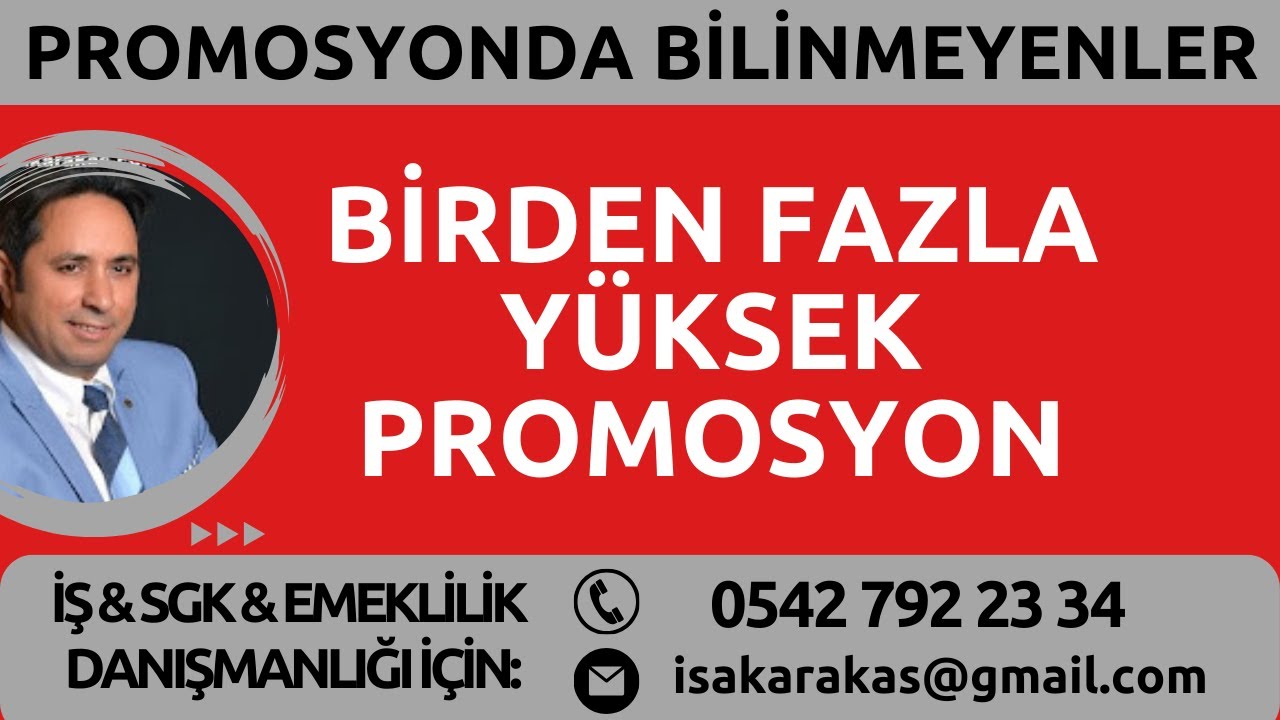 BİRDEN FAZLA YÜKSEK PROMOSYON - YouTube
