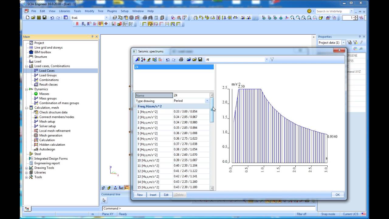 SCIA ENGINEER 2016 - ELF METHOD - Eşdeğer deprem yükü hesabı - YouTube