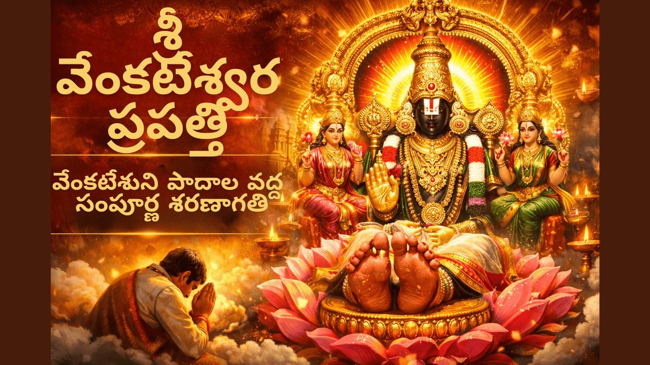 Sri Venkateswara Prapatti in Telugu | శ్రీ వేంకటేశ్వరుని పాదాల వద్ద ...