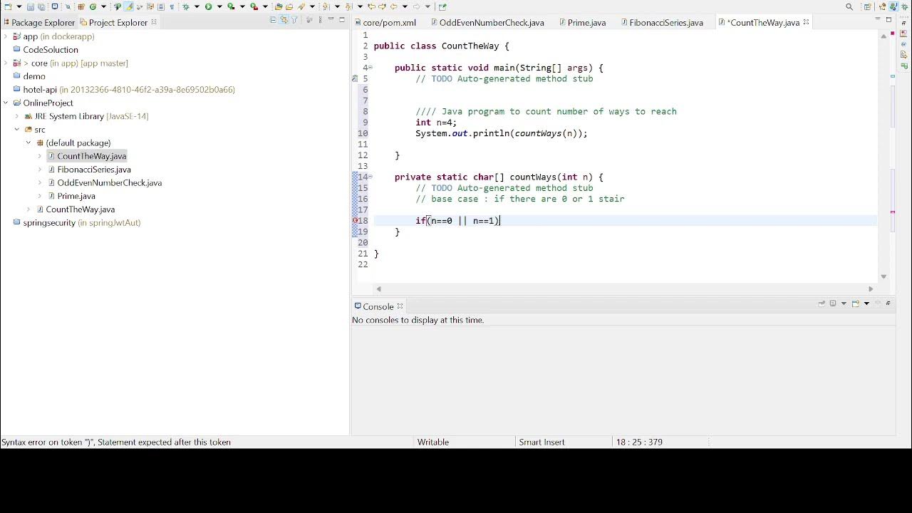 Climbing stairs to reach the top #java #coding #programming #code - YouTube