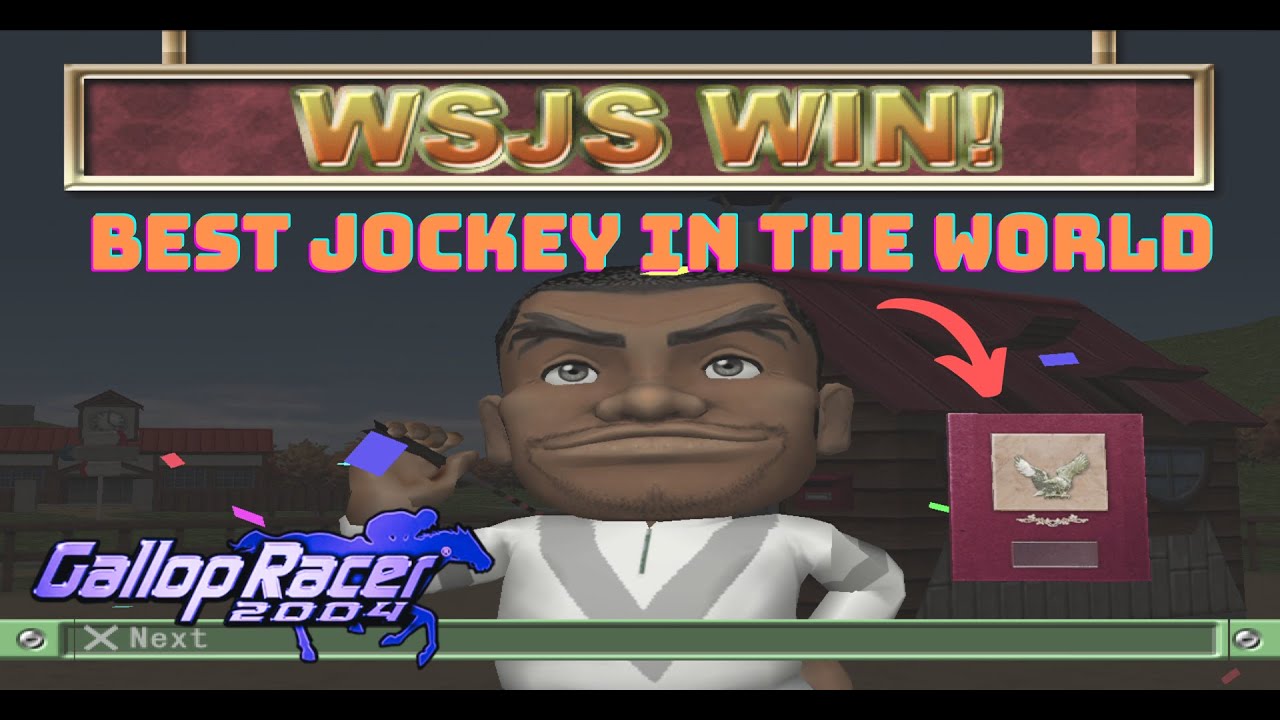 WSJS: WORLD SERIES JOCKEY SERIES WIN GALLOP RACER 2004 - YouTube