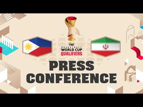 Philippines v Iran - Press Conference | FIBA Basketball World Cup 2027 Asian Qualifiers