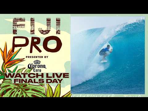 🔴 WATCH LIVE - Fiji Pro presented by Corona Cero 2026 - FINALS DAY - WSL Championship Tour
