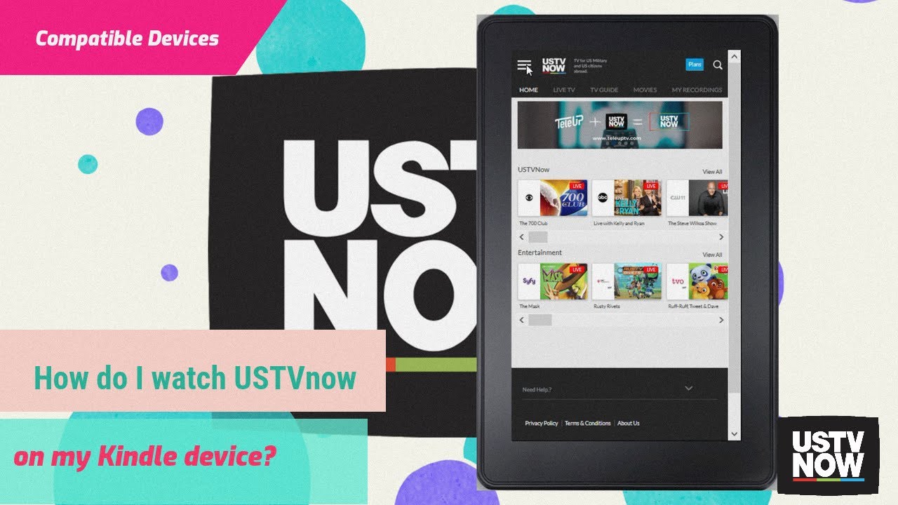 How do I watch USTVnow on my Kindle device? - YouTube