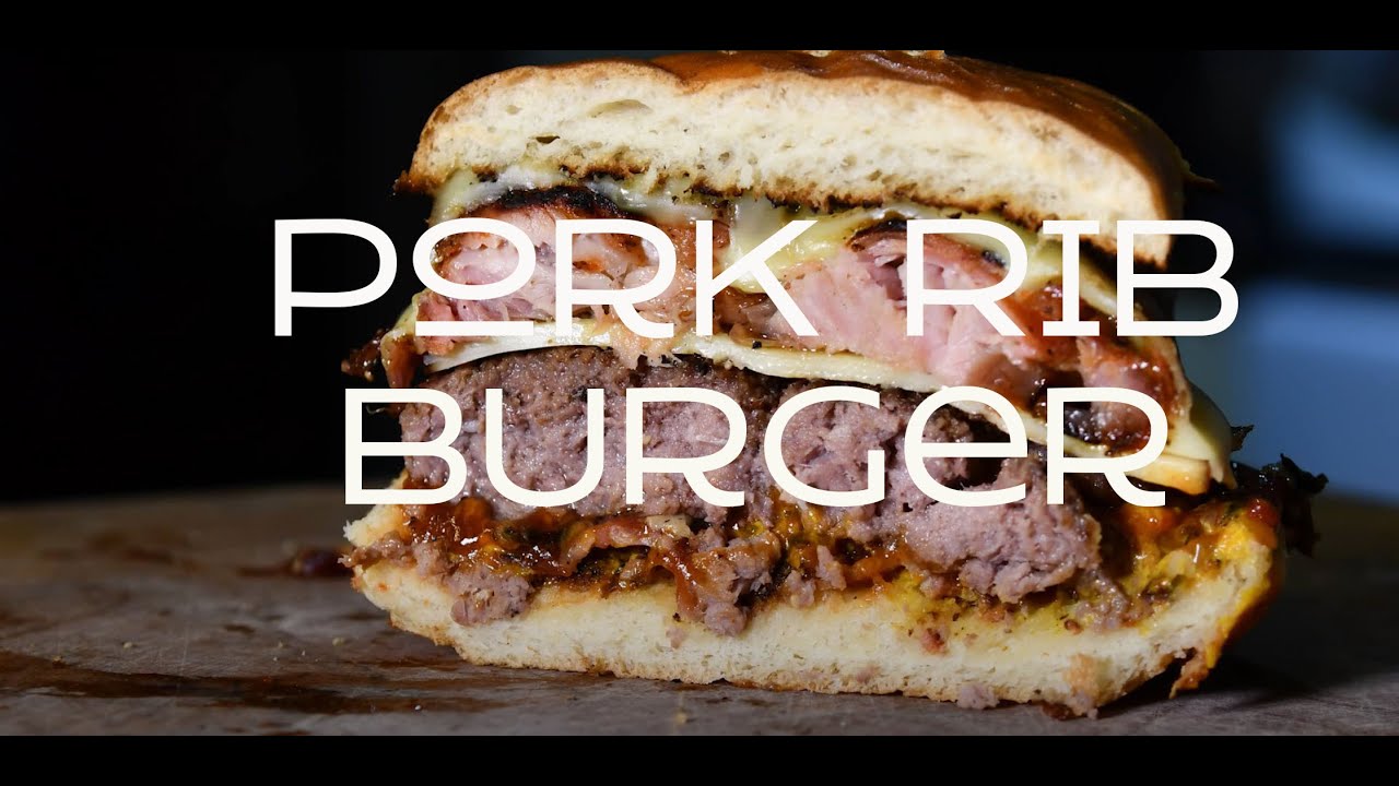 Pork Rib Burger - YouTube