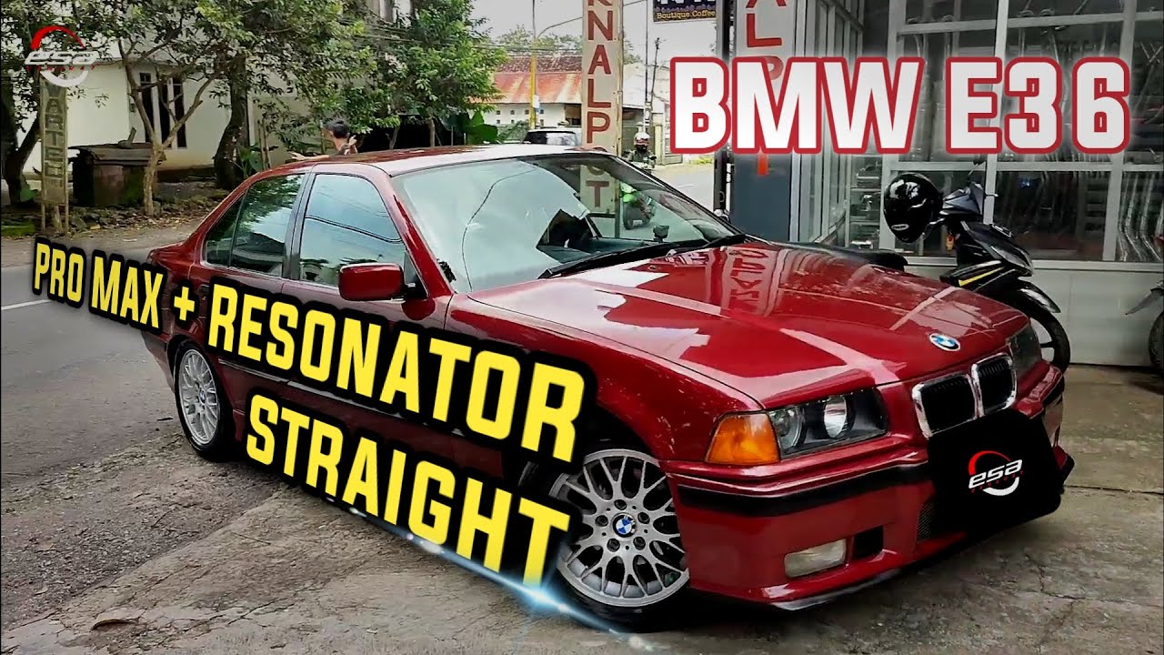 BMW E36 Fullset pasang Knalpot dan Resonator NDK Exhaust ll bmw 312i ll ...