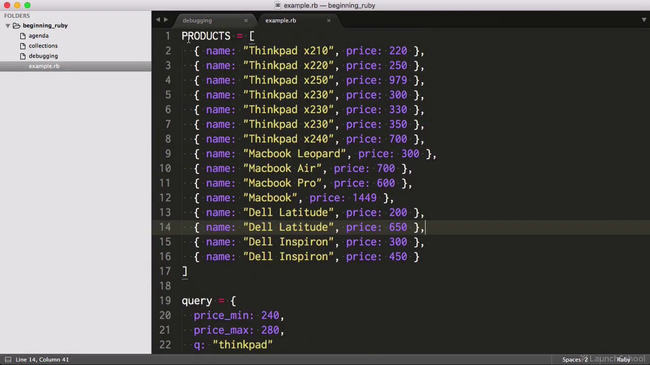 Live Session Beginning Ruby Part 6 2016 - YouTube