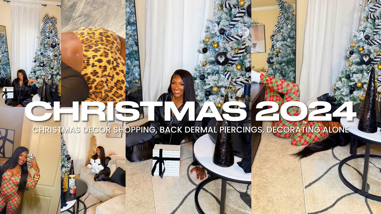 CHRISTMAS VLOG : Modern Christmas Tree | Braces OFF | Back Dermal ...