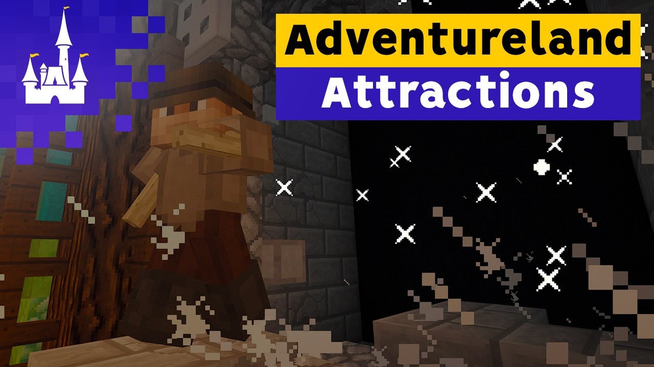 Adventureland Attractions First Look | MCParks | Minecraft - YouTube