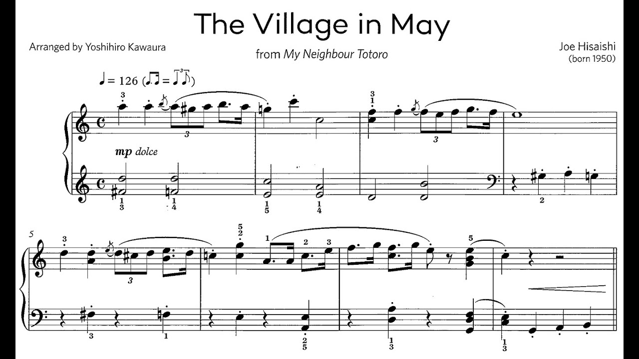 ABRSM Piano 2025 2026 Grade 5 C1 Hisaishi Arr Kawaura Village In May abrsm-piano-2025-2026-grade-5-c1-hisaishi-arr-kawaura-village-in-may