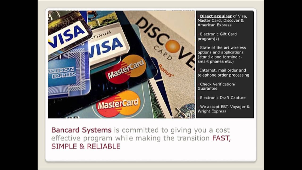 BANCARD SYSTEMS - YouTube