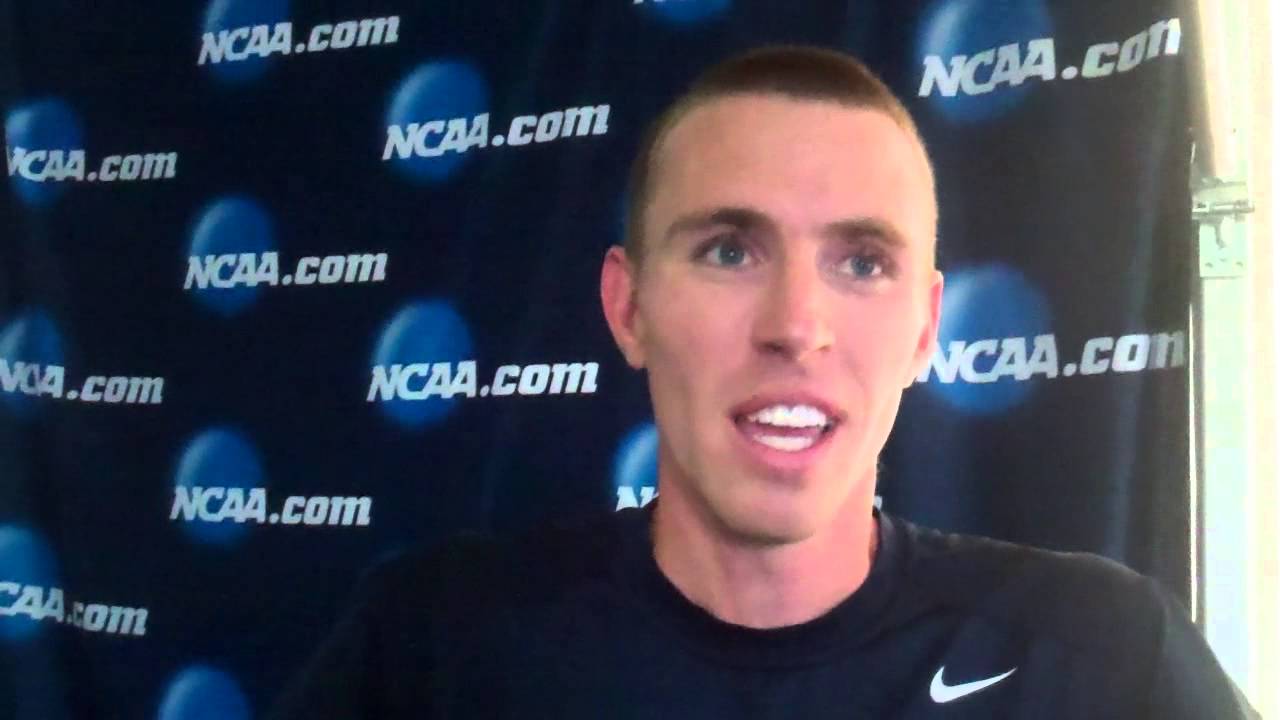 Jason Witt talks after finishing third in 2015 NCAA Outdoor Track and ...