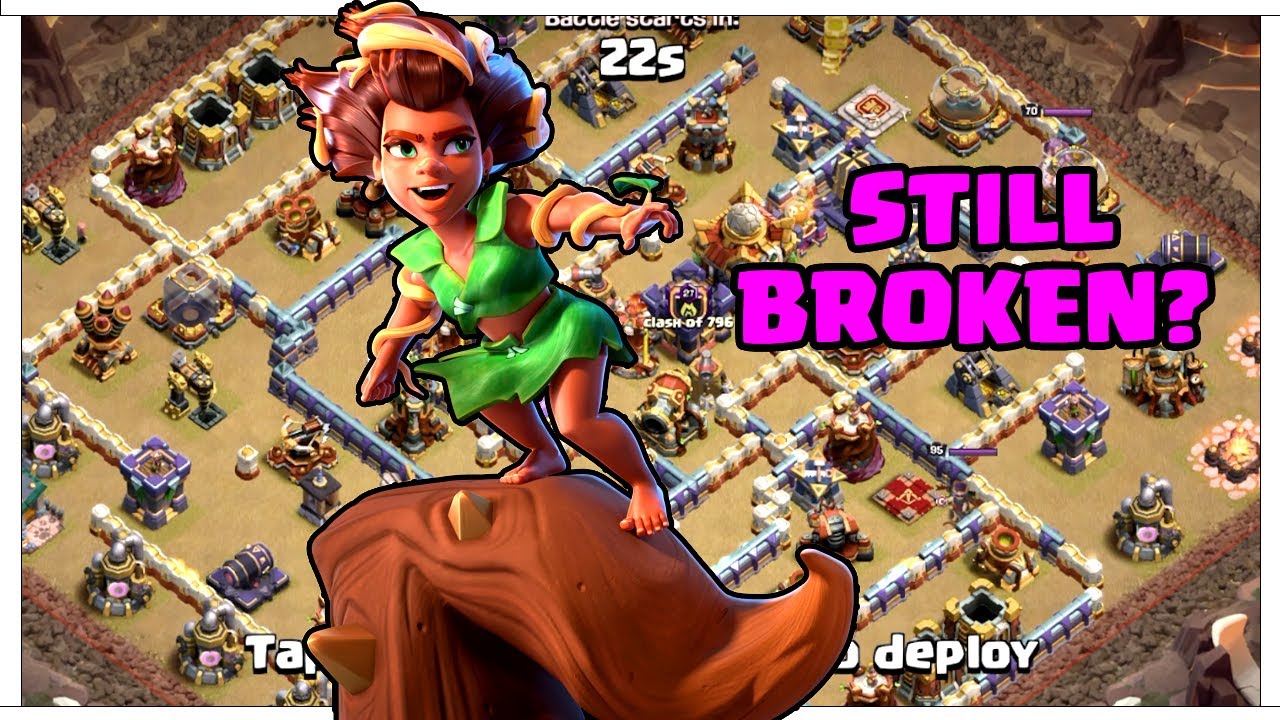 I used the newly Nerfed Root Riders in War | Clash of Clans - YouTube