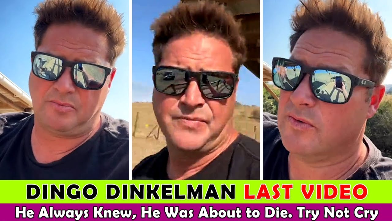 Dingo Dinkelman Last Video Before He died / Try Not To Cry - YouTube