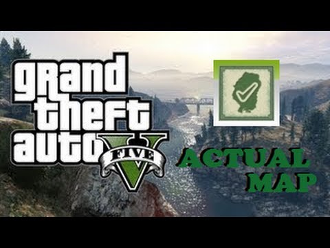 GTA V FULL MAP REVEALED - Los Santos & Blaine County - GTA V ...