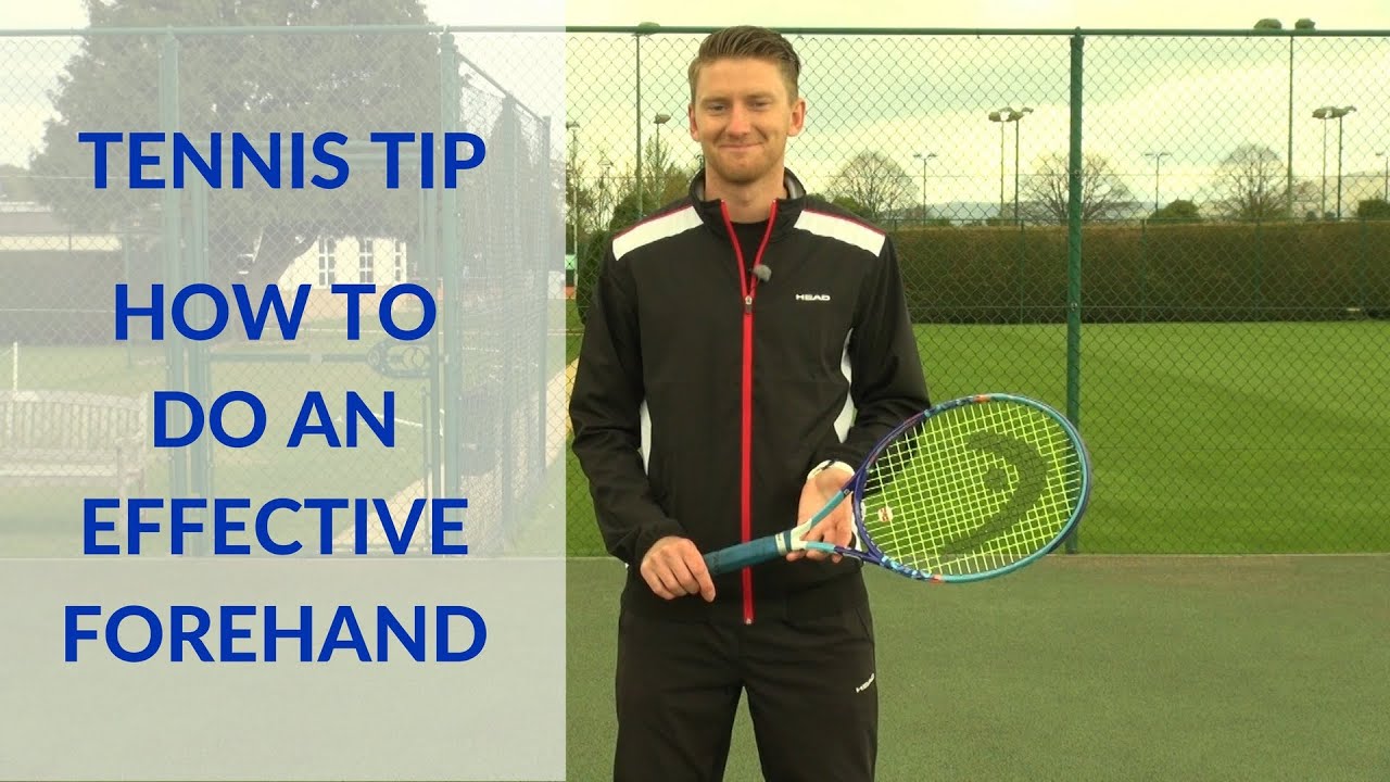 Tennis Tip: How to do a forehand - YouTube