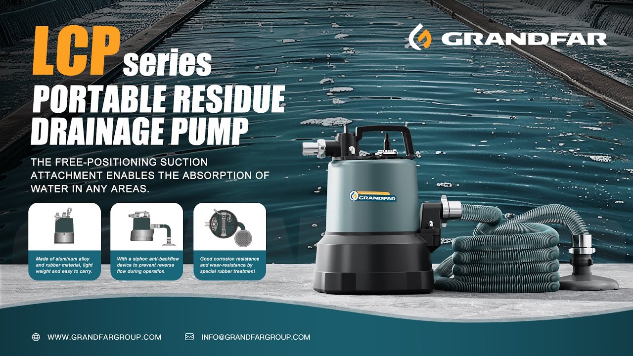 Lightweight & Efficient: LCP Series Portable Residue Drainage Pump 🚰💨 ...