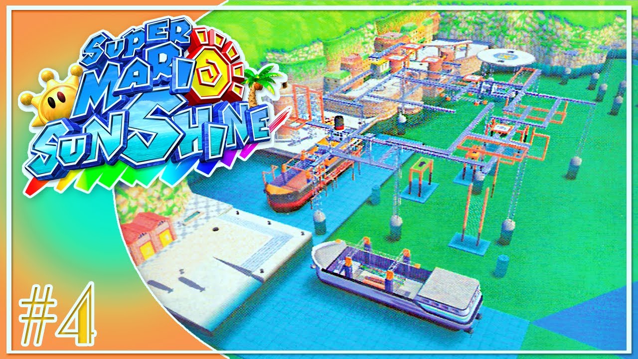 Let's Play: Super Mario Sunshine - (Part 4) - Ricco Harbor - YouTube