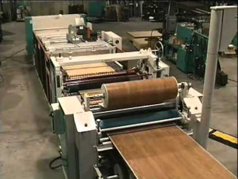 Continual Wet Paper Laminating System - Black Bros. Co. - YouTube