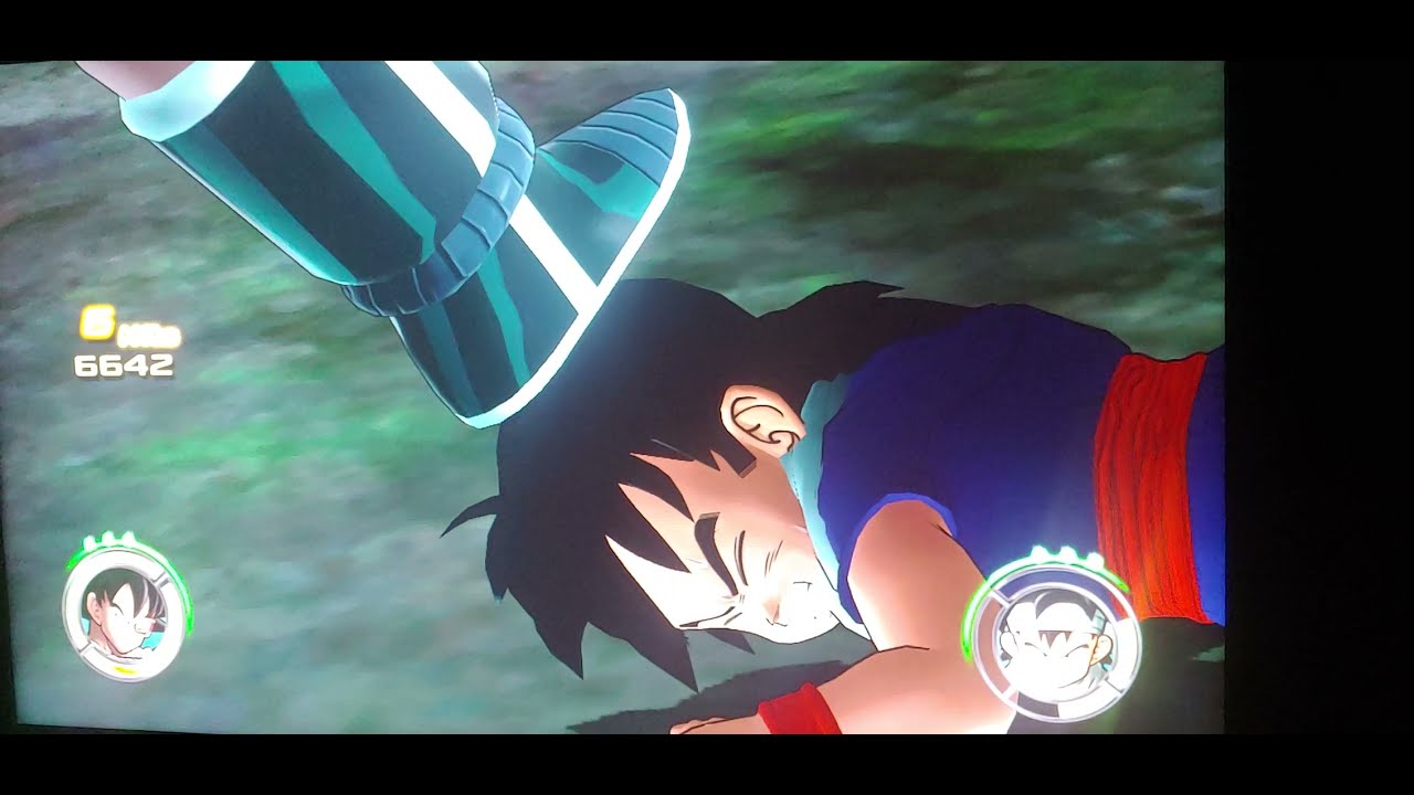Dragonball Raging Blast 2 Turles Meteor Burst on Kid Gohan Gyaku ryona ...