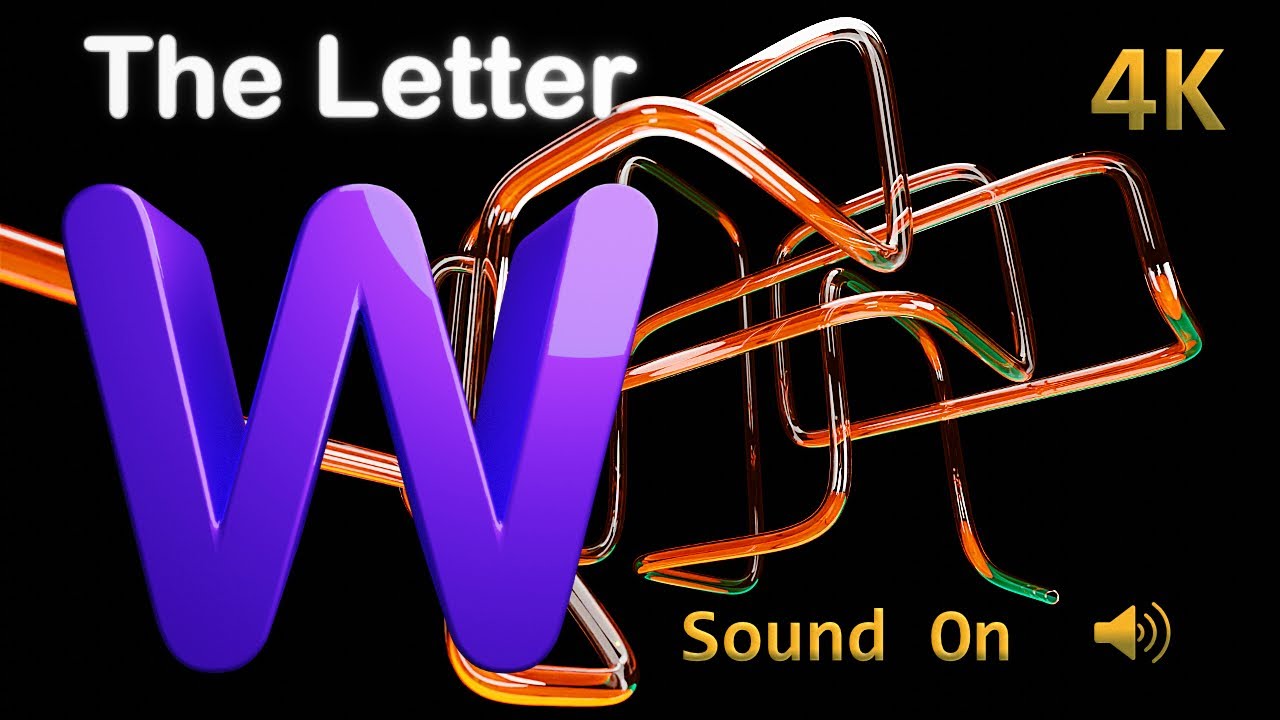The letter W from 36 Days Of Type - YouTube