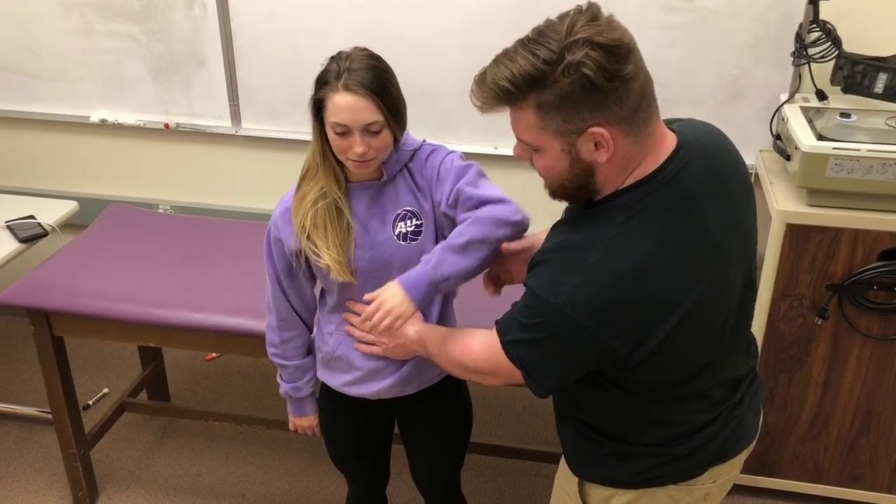 Abdominal Compression Test - YouTube