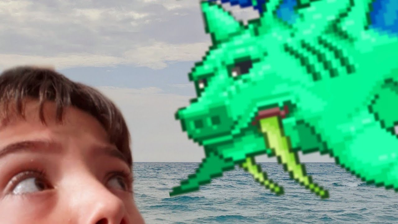 FLYING FISH? (terraria pt 28) - YouTube