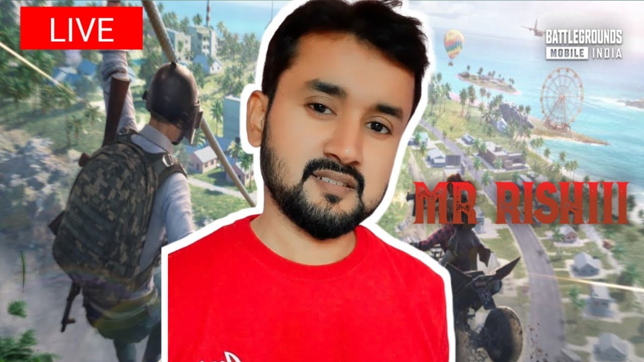 RANK PUSH TO CONQUEROR | SEASON 17 | DAY 6 | BGMI LIVE | Mr Rishiii Gaming - YouTube