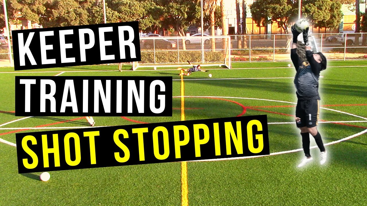 Goalkeepers Shot Stopping Training - YouTube