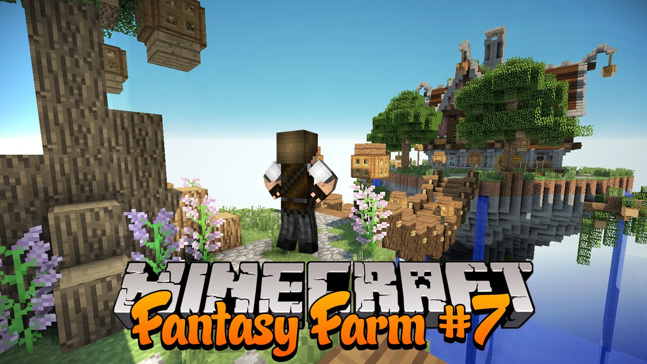Minecraft Fantasy Farm #7: Construindo Pontes! - YouTube