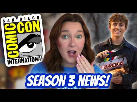 Percy Jackson Season 3 UPDATE - SDCC & What to expect!