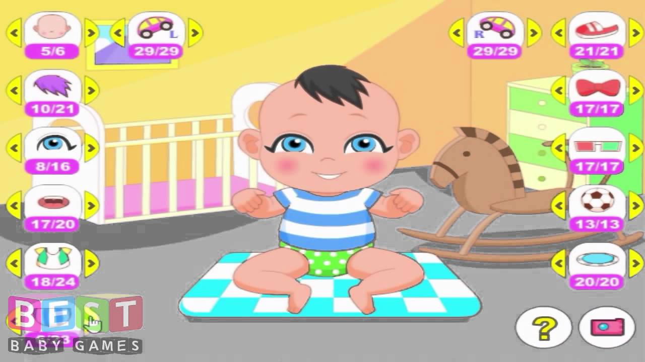 ღ Baby Mini Dress Up - Baby Games for Kids - YouTube