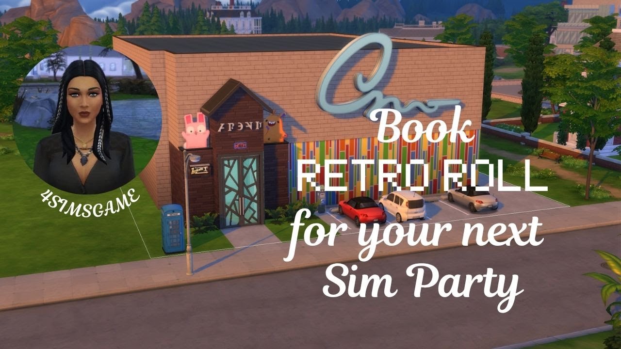 Retro Roll is on the Gallery for your next Sim's Party! - YouTube