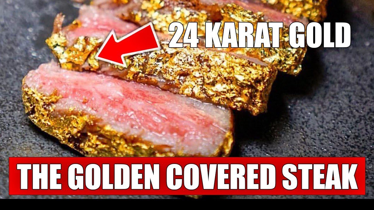 The Golden Covered Steak - YouTube