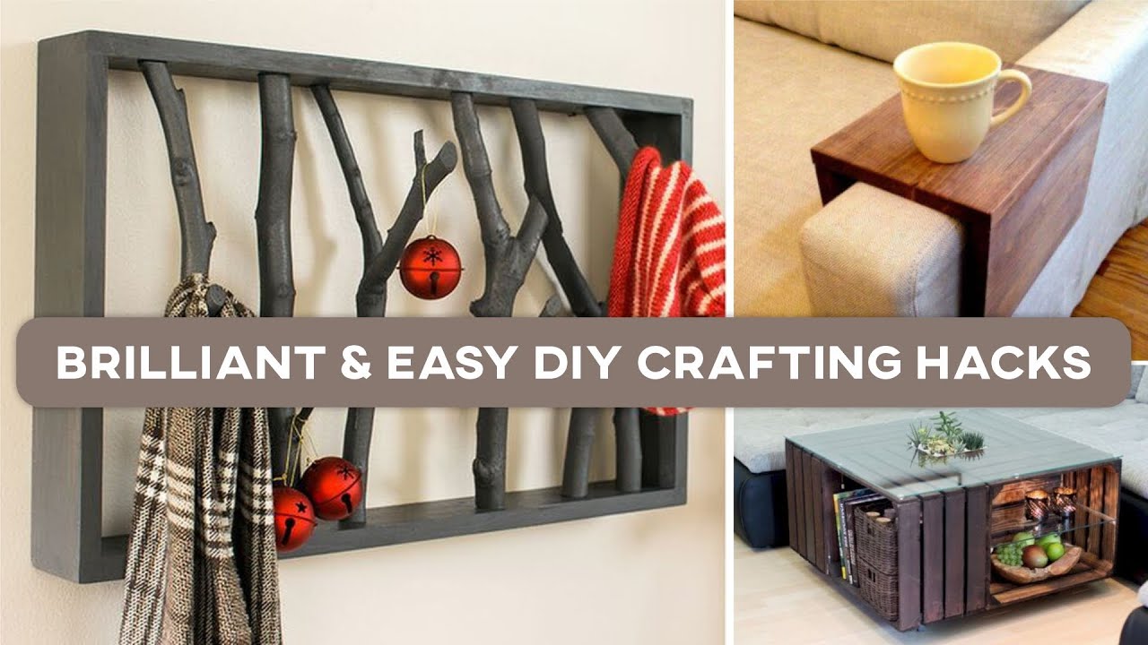Brilliant and Easy DIY Crafting Hacks - YouTube