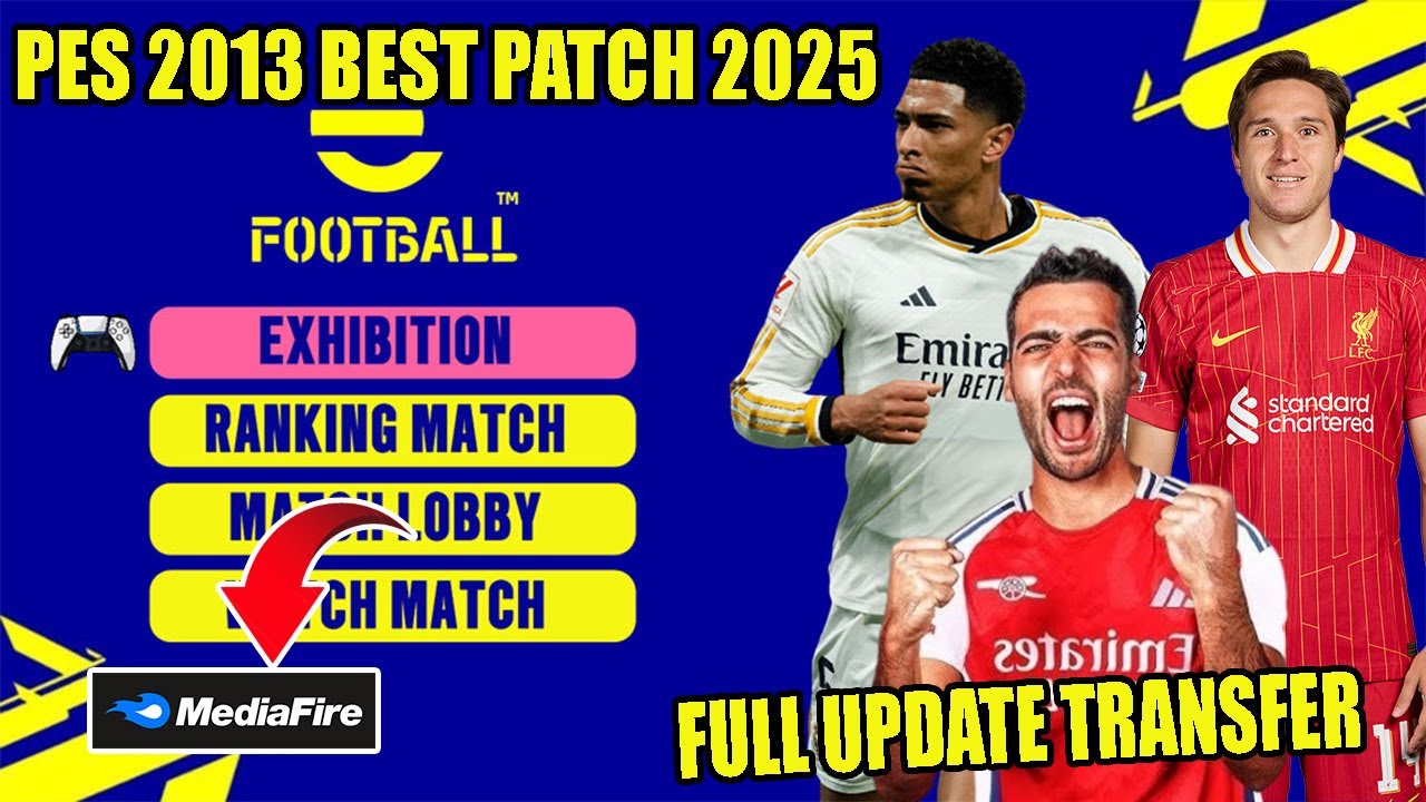BEST PATCH 2025! CARA INSTALL PES 2013 UPDATE PATCH 2025 ALL ...