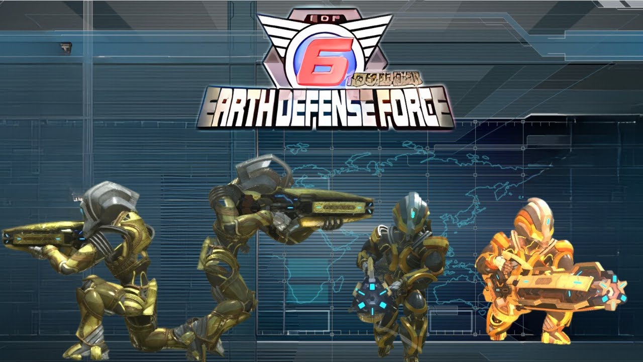 Earth Defense Force 6 Cosmonaut vs primers army - YouTube