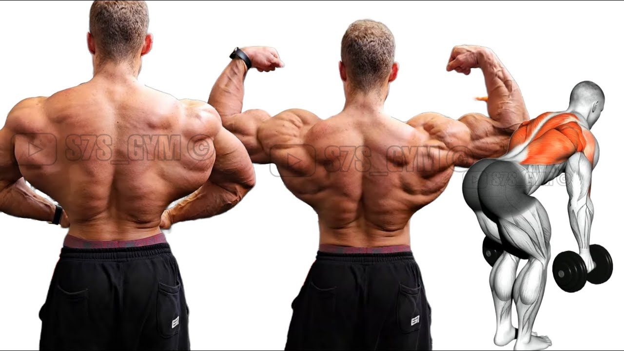 The most powerful exercises to inflate the back muscles - YouTube
