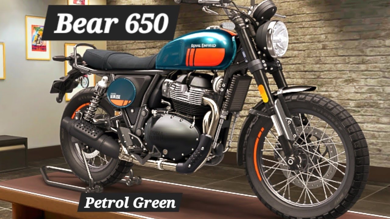 Royal Enfield Interceptor Bear 650 in Petrol Green Colour @ ₹ 3.44 ...