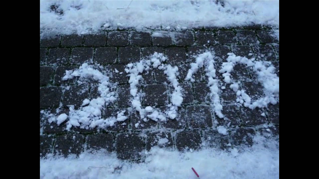 Merry Christmas | Happy New Year 2010 [Snow Stop-Motion] - YouTube