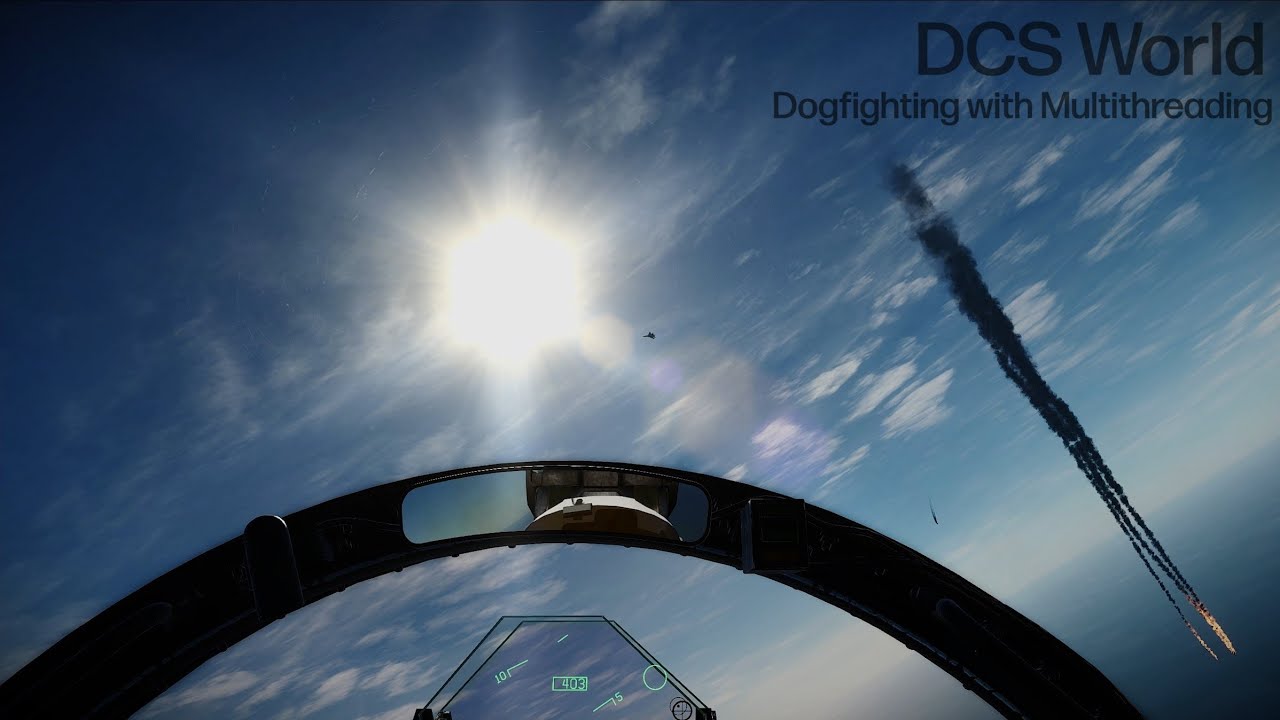 DCS World | Dogfighting with Multithreading | F/A-18C - YouTube