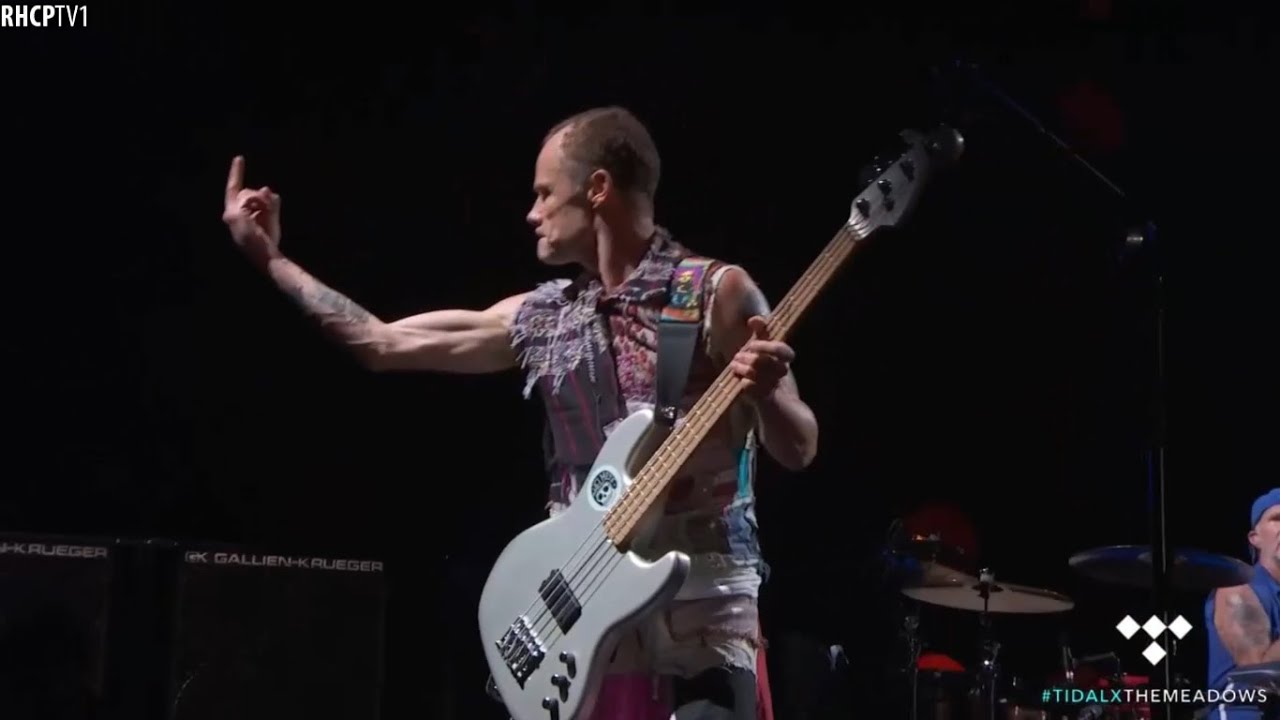 Flea Gets Angry With His Bass Tech! - YouTube