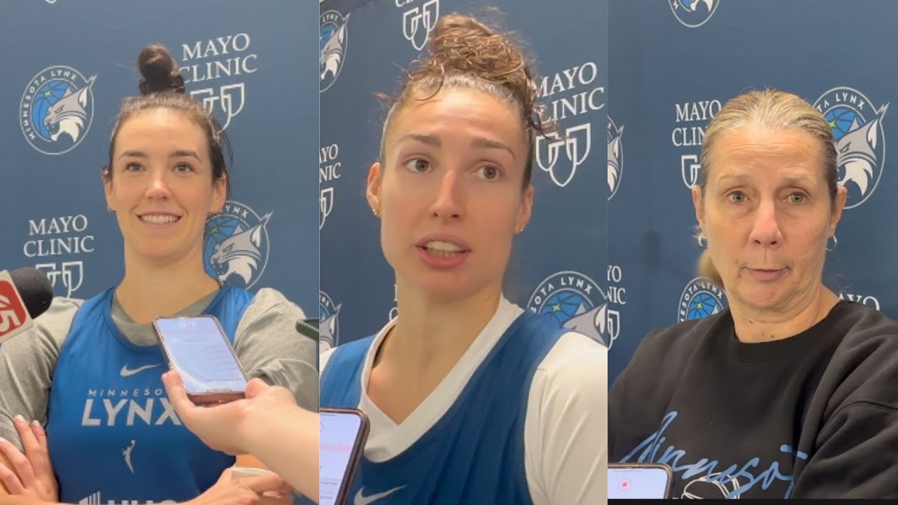 Minnesota Lynx Interviews: Cheryl Reeve, Bridget Carleton & Jessica Shepard Talk Before Dallas ...