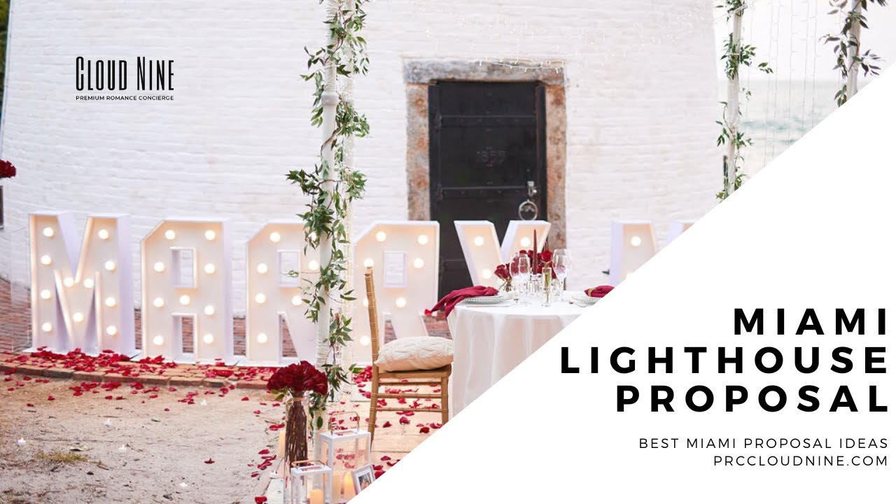 Miami Lighthouse Proposal! Spectacular Miami Proposal. Miami Proposal ...