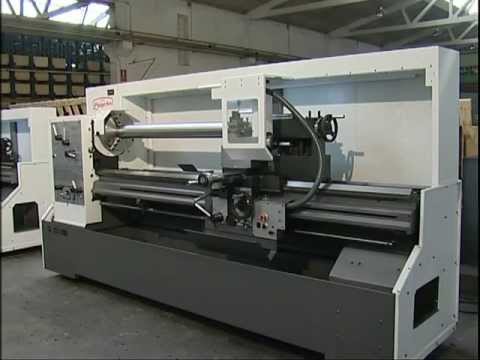 Pinacho Lathes CNC 325X2000 - YouTube